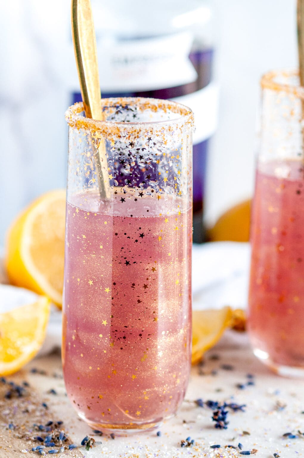 Golden Empress Lavender French 75 - Aberdeen's Kitchen