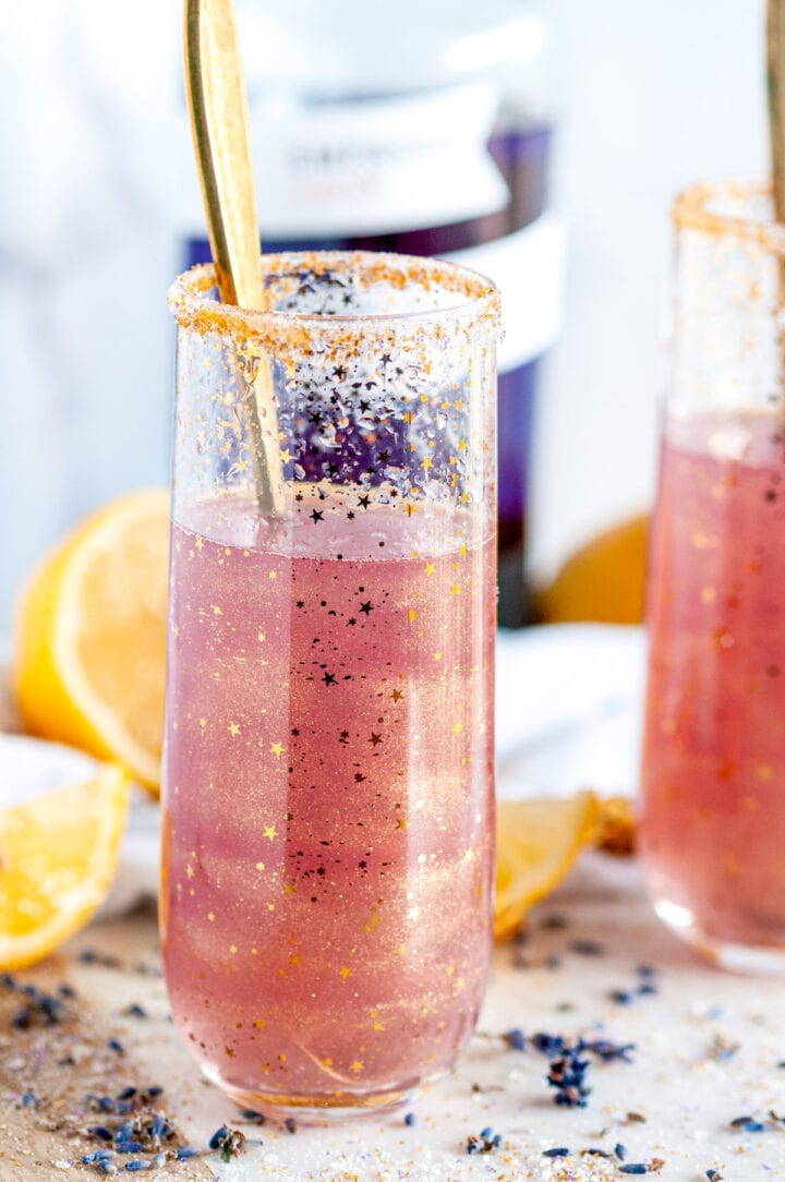 Golden Empress Lavender French 75 - Aberdeen's Kitchen