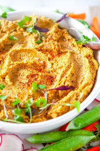Easy Roasted Vegetable Hummus - Aberdeen's Kitchen