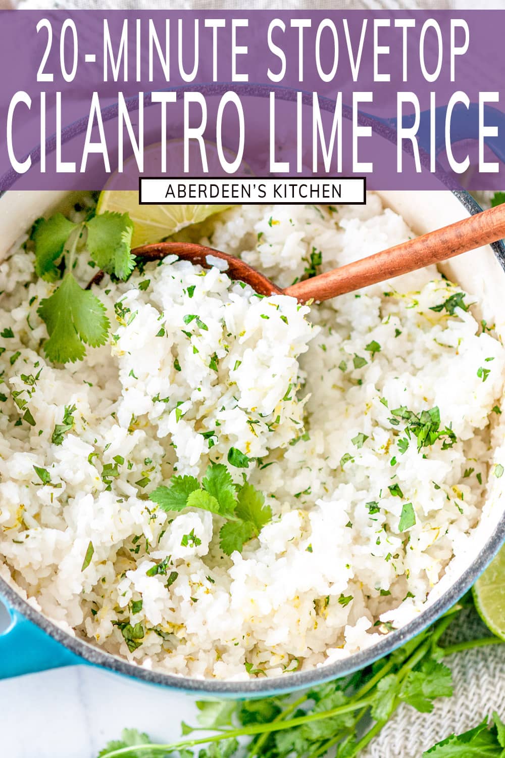 Cilantro Lime Rice - Aberdeen's Kitchen