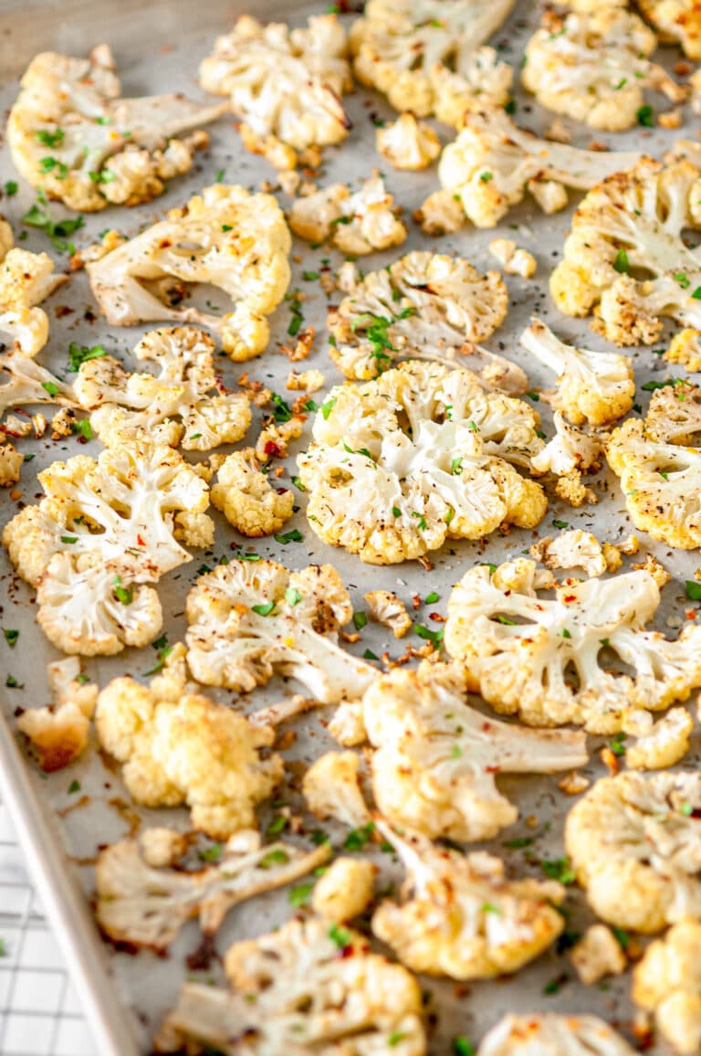 4-Ingredient Roasted Cauliflower - Aberdeen's Kitchen