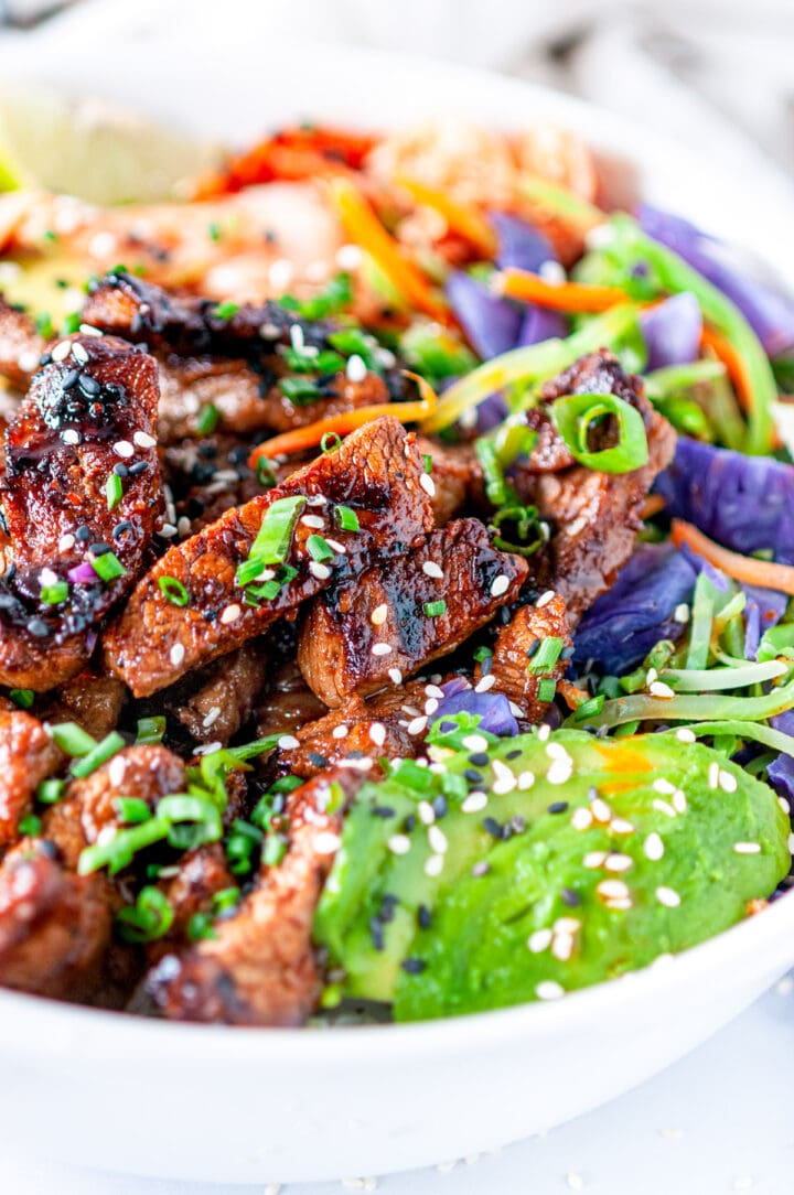 Korean BBQ Strip Steak - Aberdeen's Kitchen