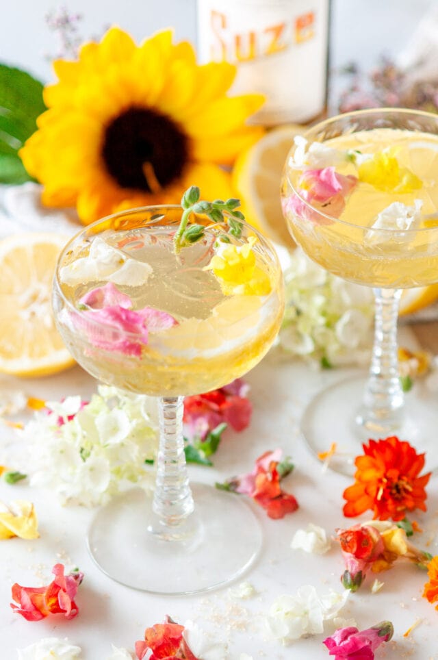 Sparkling Suze Wildflower Cocktail - Aberdeen's Kitchen