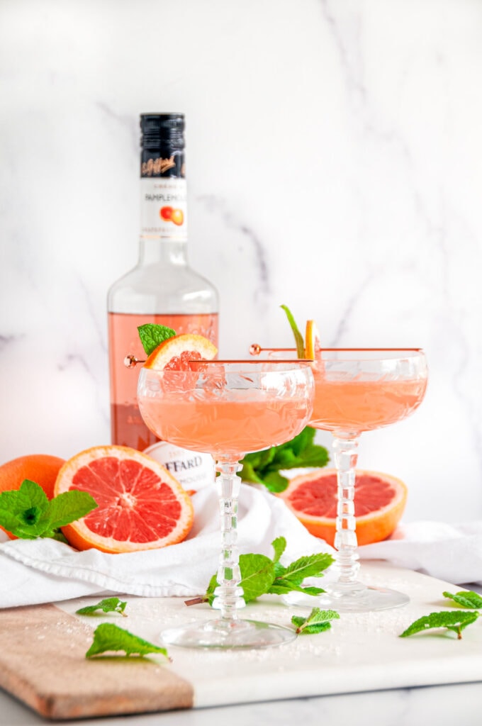 Pink Pamplemousse Gin Cocktail - Aberdeen's Kitchen