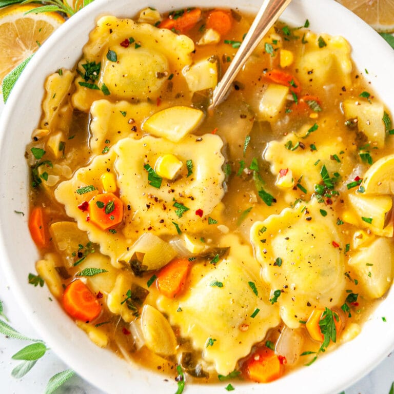 One Pot Ravioli Soup - Aberdeen's Kitchen