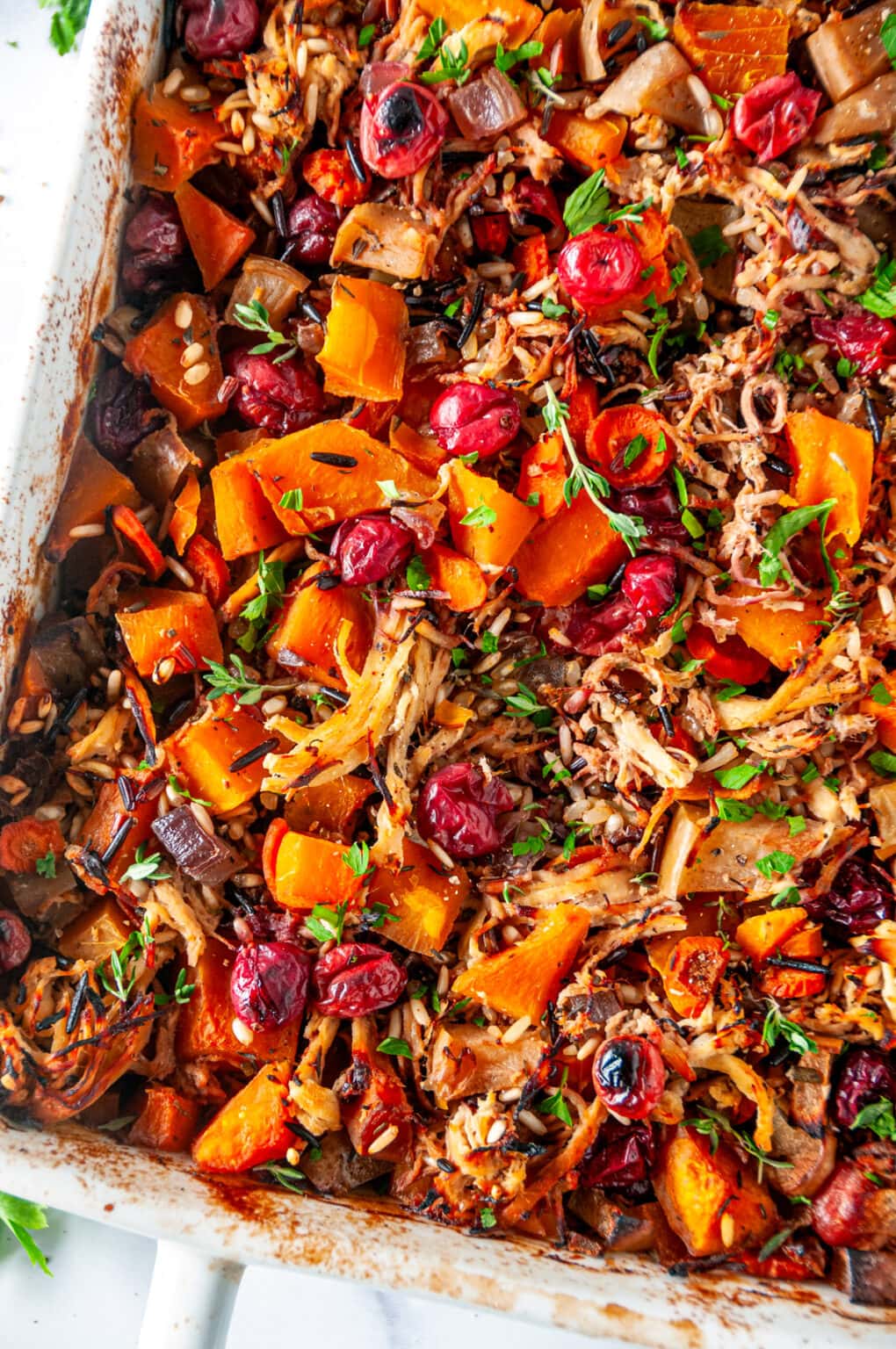 Autumn Chicken Wild Rice Casserole - Aberdeen's Kitchen