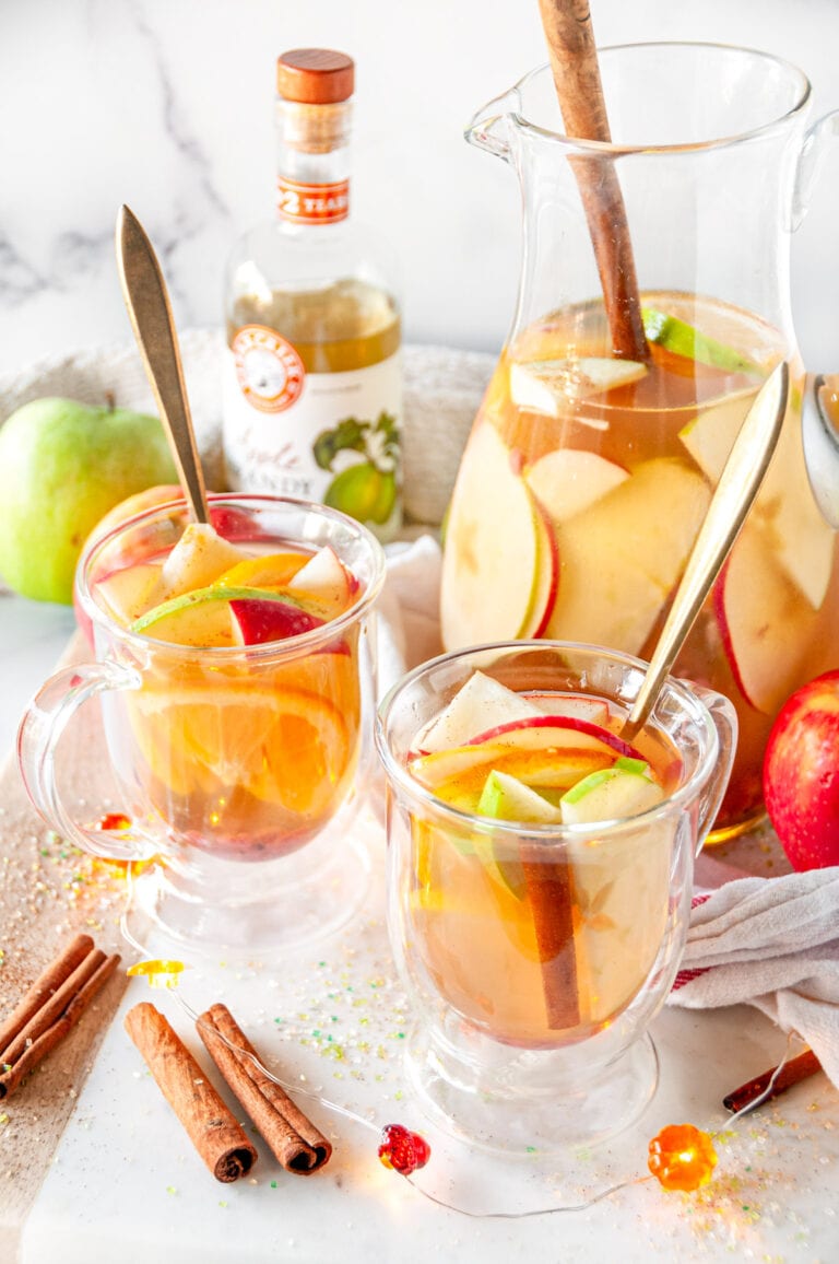 Spiced Apple Cider Sangria - Aberdeen's Kitchen