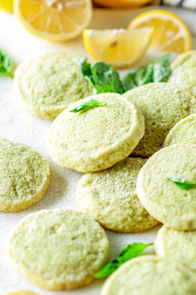 Lemon Basil Butter Cookies - Aberdeen's Kitchen