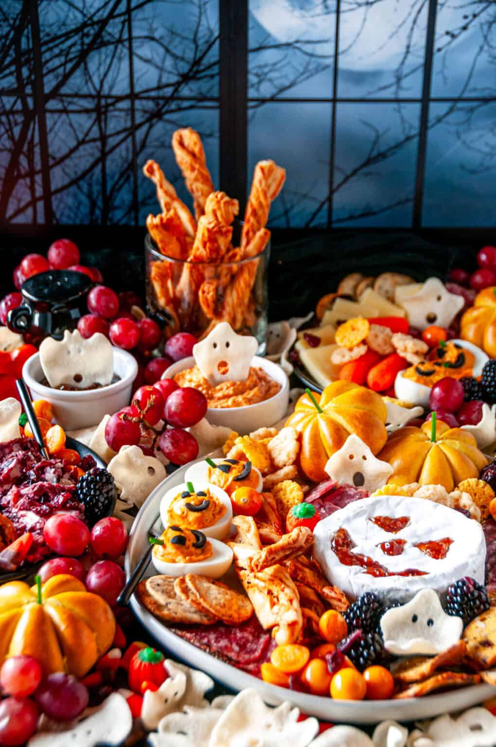 Spooktacular Halloween Cheese Board - Aberdeen's Kitchen