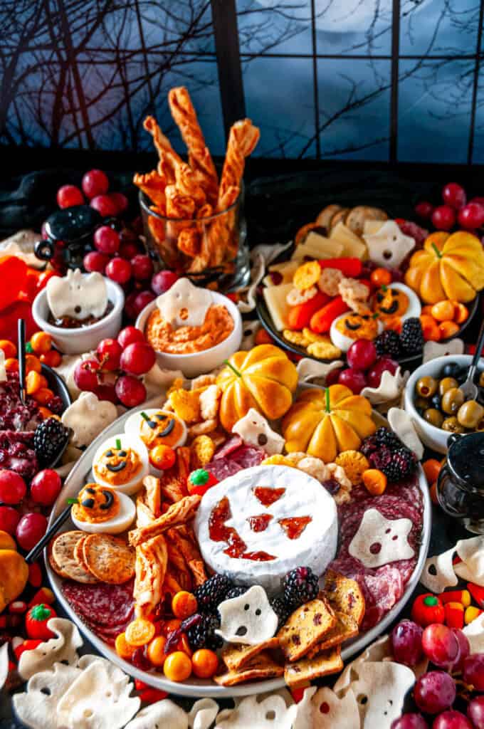 Spooktacular Halloween Cheese Board - Aberdeen's Kitchen