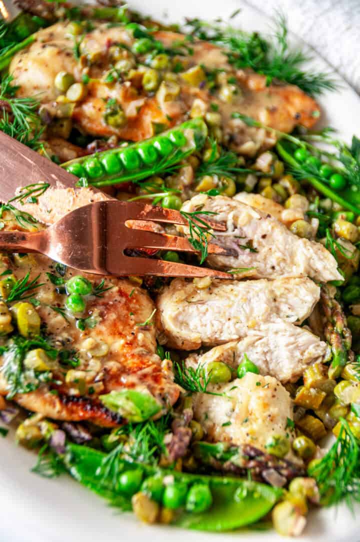Spring Skillet Chicken Primavera - Aberdeen's Kitchen