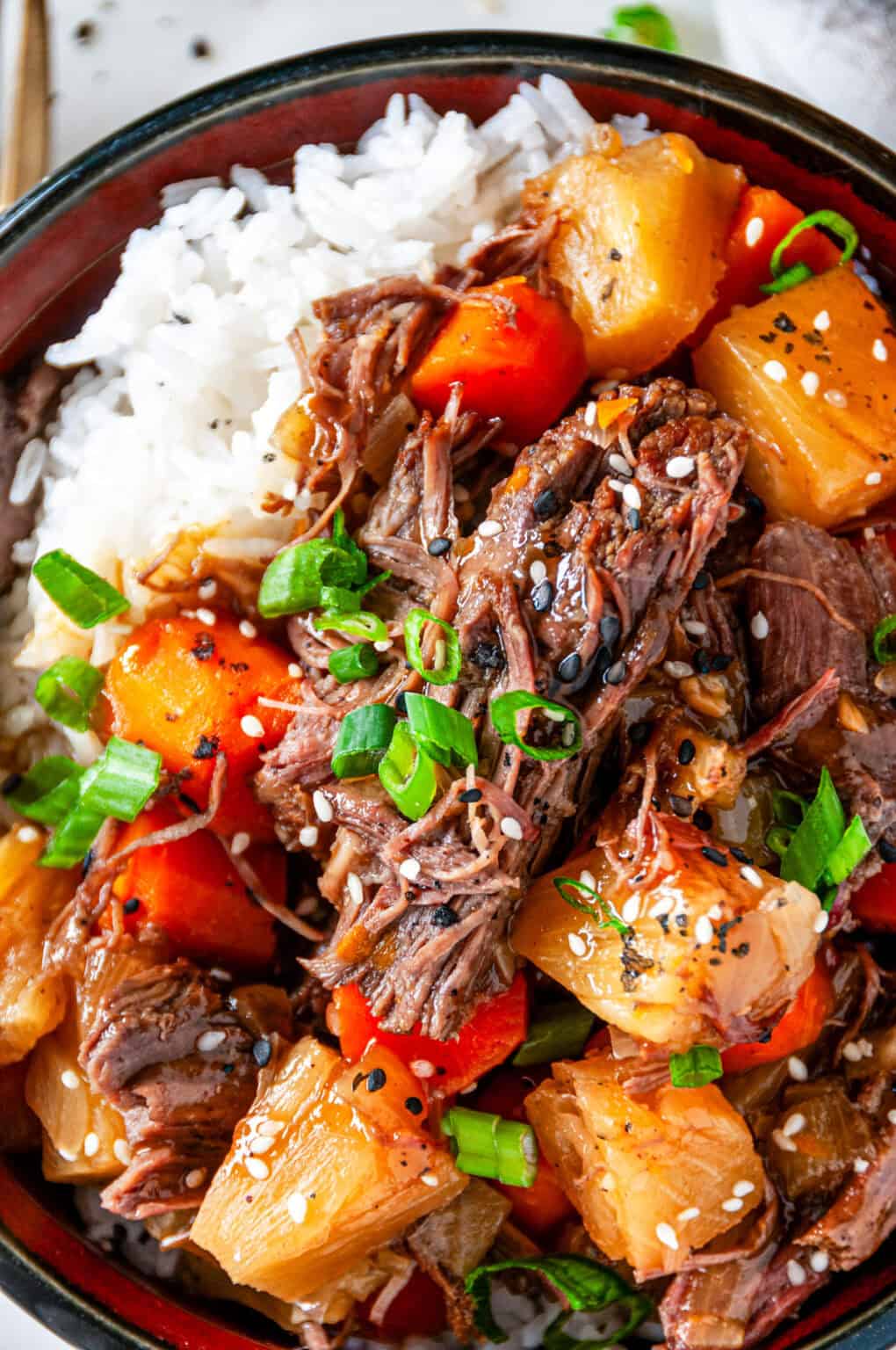Slow Cooker Hawaiian Pot Roast - Aberdeen's Kitchen